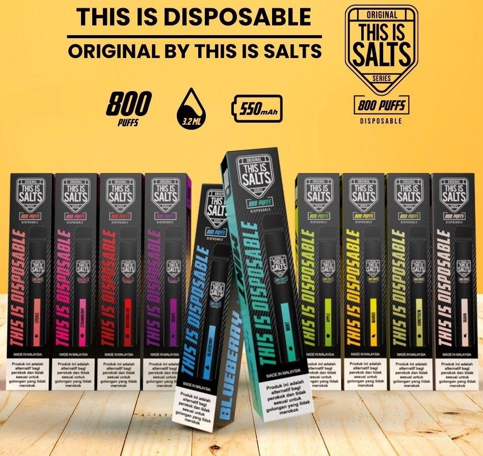 บุหรี่ไฟฟ้าใช้แล้วทิ้ง THIS IS SALT DISPOSABLE POD - บุหรี่ไฟฟ้า น้ำยา ...