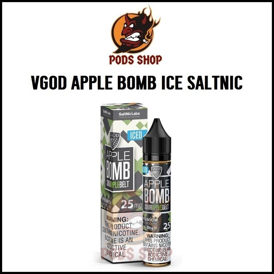 Vgod Apple Bomb Ice Saltnic - บุหรี่ไฟฟ้า น้ำยาบุหรี่ไฟฟ้า Pod System Vgod Apple Bomb Ice Saltnic - บุหรี่ไฟฟ้า น้ำยาบุหรี่ไฟฟ้า Pod System
