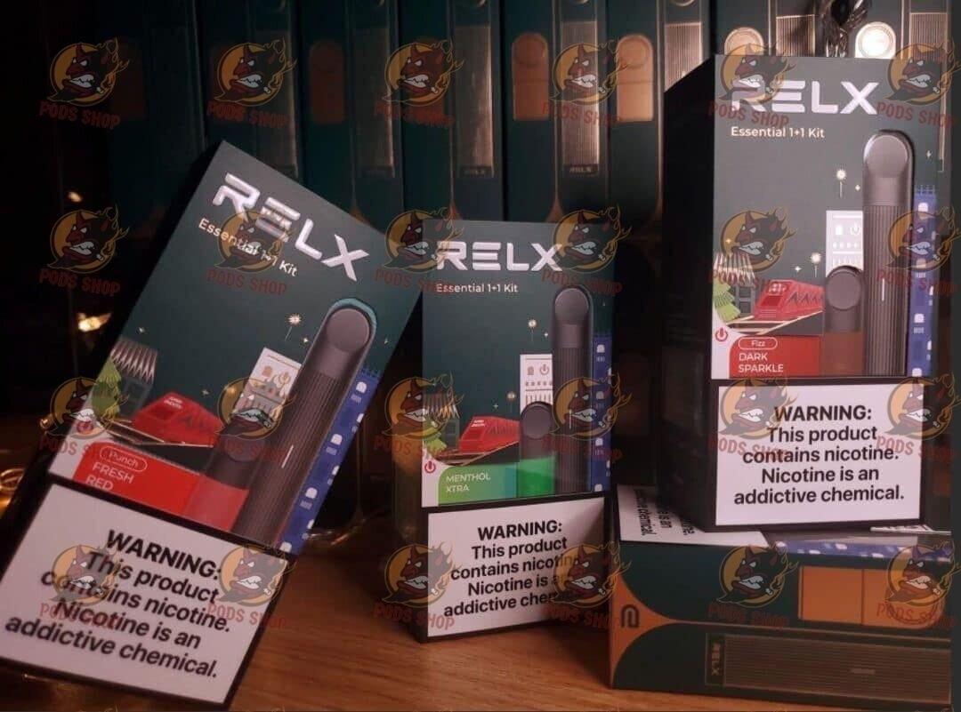 Relx Essential + Fresh Red Pod Kit - บุหรี่ไฟฟ้า น้ำยาบุหรี่ไฟฟ้า Pod ...