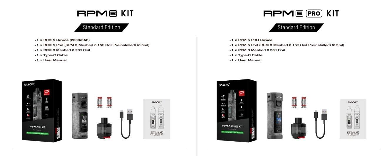 RPM 5 KIT POD SYSTEM - บุหรี่ไฟฟ้า น้ำยาบุหรี่ไฟฟ้า Pod System