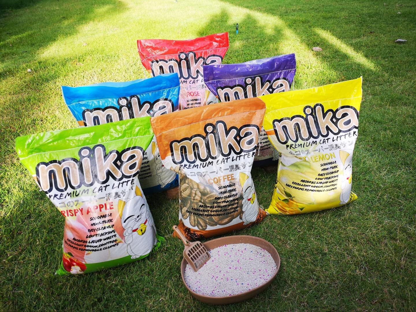 ทรายแมว Mika 10ลิตร - คลังมารวย อาหารสุนัข-แมว จ.ภูเก็ต