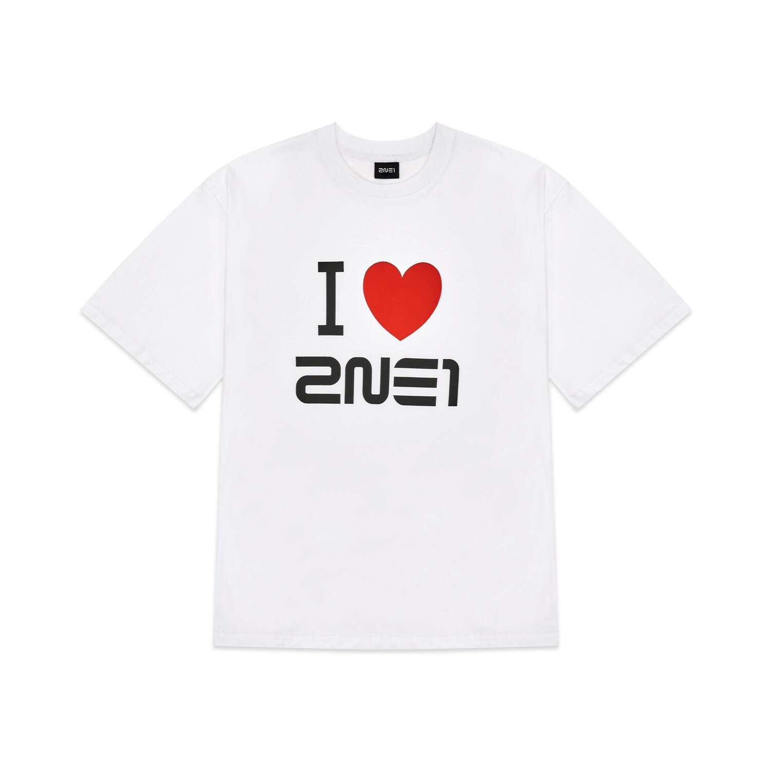 [WELCOMEBACK] 2NE1 I LOVE T-SHIRT_WHITE - YG SELECT TH