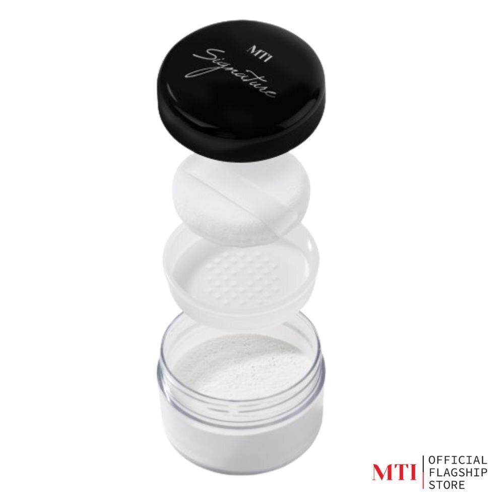 MTI Signature LOOSE POWDER แป้งฝุ่นเพื่อผิวสวย เนียน ดูเป็นธรรมชาติ ...