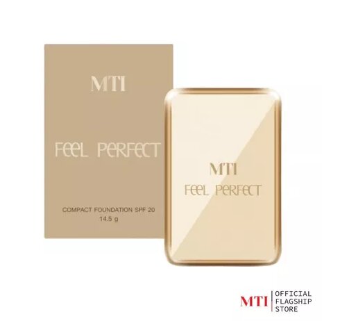 MTI (PKSG2) Feel Perfect COMPACT POWDER FOUNDATION แป้งผสมครีมรองพื้น ...
