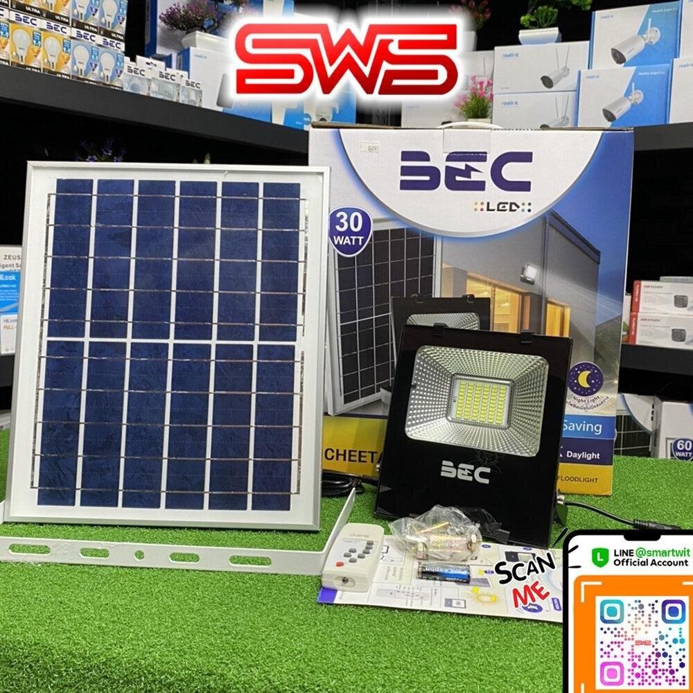 BEC Cheetah 20W 30W 50W 100W 150W โคมไฟโซล่าเซลล์ LED Solar Light แสงสี ...