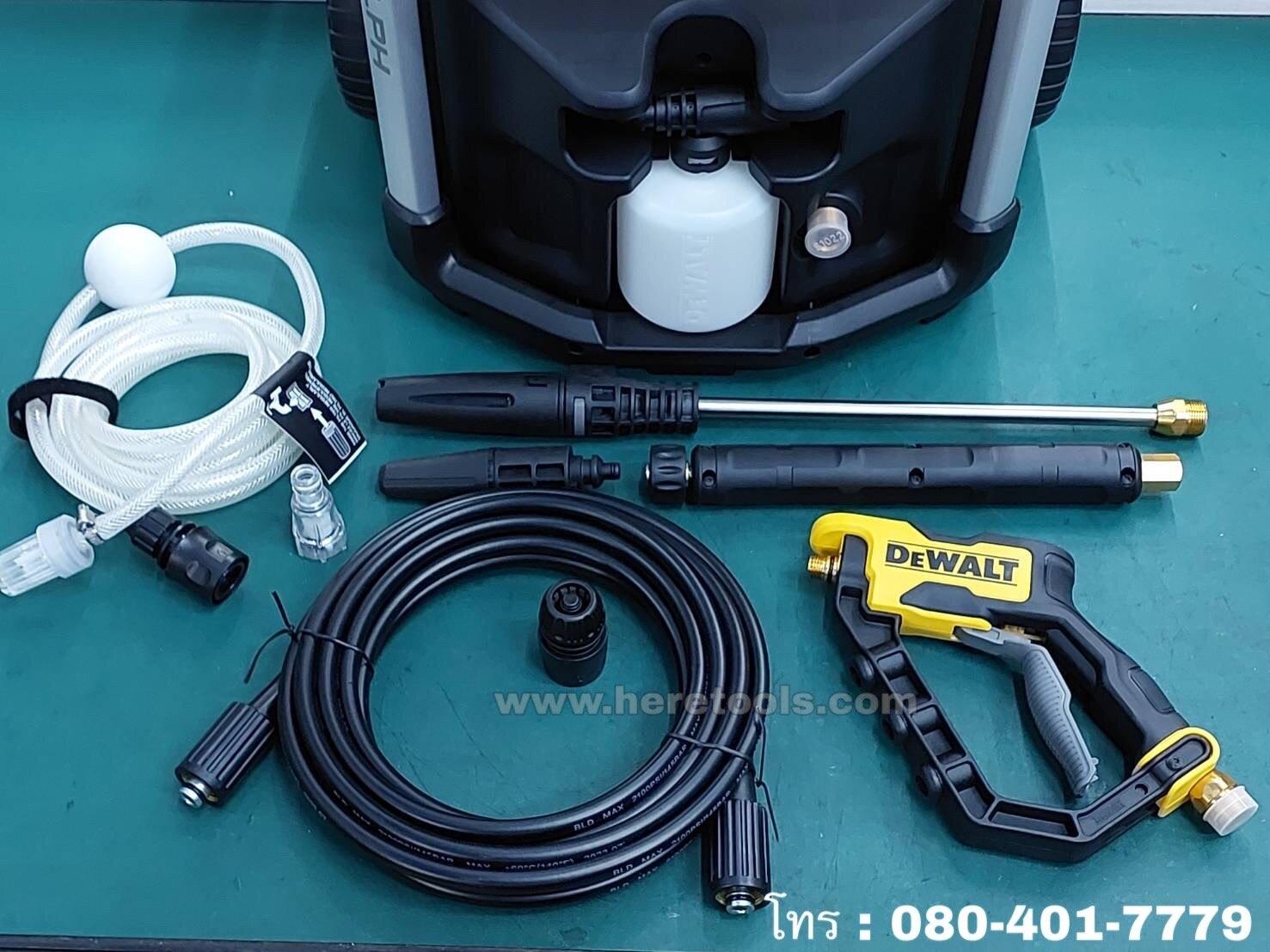 DeWALT DCMPW1600N เครื่องฉีดน้ำแรงดันสูงไร้สาย 20V. 165 บาร์ (เครื่อง ...