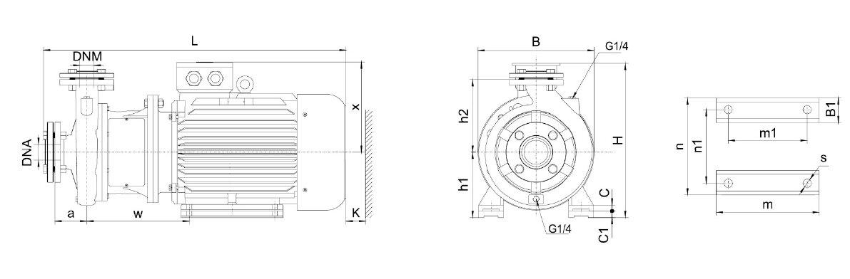 LEO XST80-200/220 ปั้มน้ำหอยโข่งหน้าแปลน 100 x 80 มม. 30.0 แรงม้า 380 ...