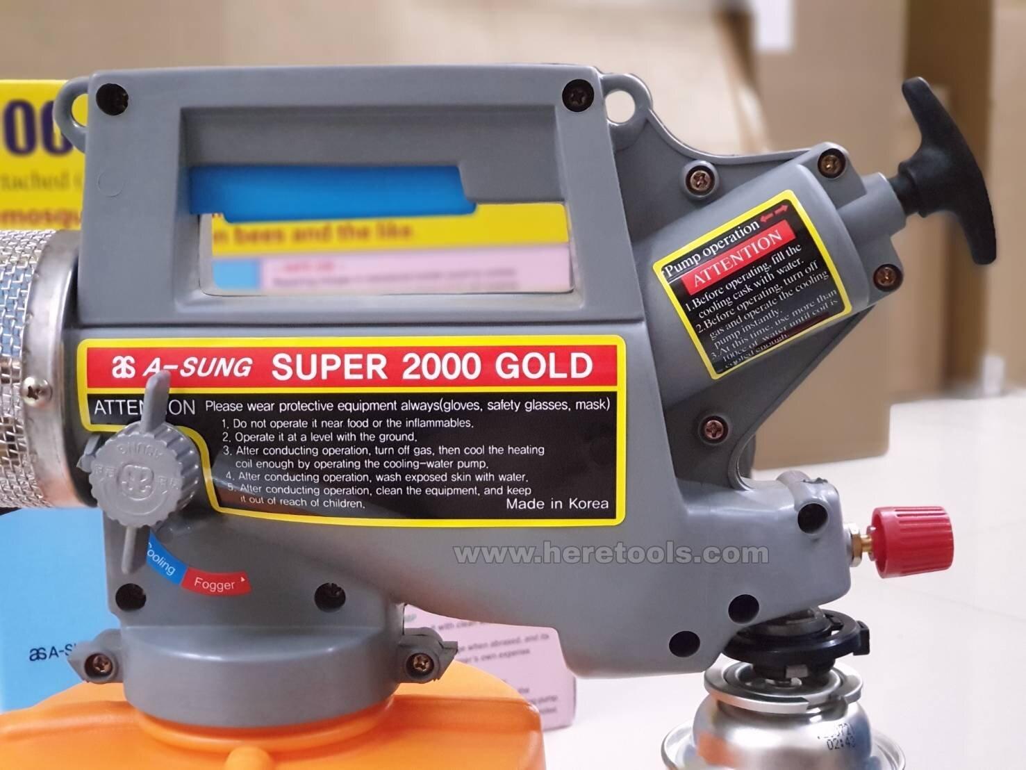 Iz 120 เครื่องพ่นควันไล่ยุง Super 2000 Gold Sprayer พร้อมแก๊ส 1
