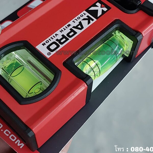 KAPRO 771 Twin 10cm ระดับน้ำ 4 นิ้ว (Pocket level) มีแม่เหล็ก ร่อง V ...