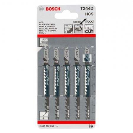 2608630033 BOSCH T111C ใบเลื่อยจิ๊กซอว์ตัดไม้ (5 ใบ/แพค) - HereTools