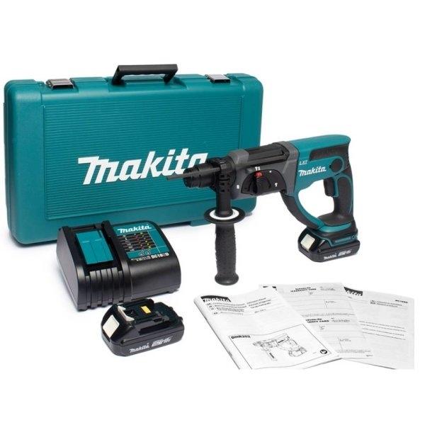Makita DGA404RFE เครื่องเจียรไร้สาย 4 นิ้ว 18V. (แบต 3.0Ah x 2 + 1 แท่น ...
