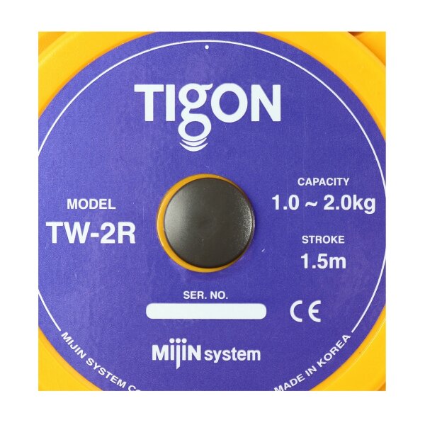 TIGON TW-2R รอกสปริง แบบ REACTOR รับน้ำหนัก 1.0 - 2.0 kg. ช่วงชักยาว 1. ...