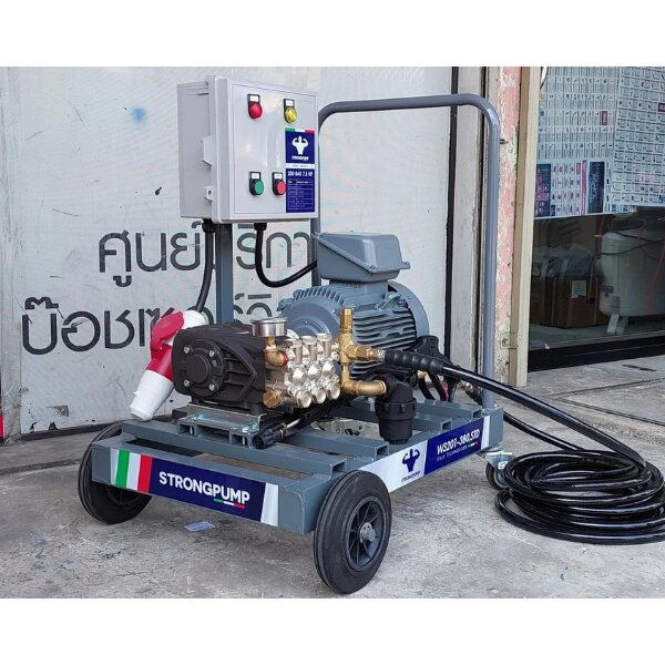STRONGPUMP WS201-380.STD2 (Pressure by INTERPUMP) เครื่องฉีดน้ำแรงดัน ...