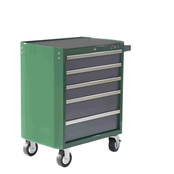 SATA 95121 ตู้เครื่องมือช่าง 5 ชั้น (5-Drawer Tool Cart 770 x 470 x 896 ...