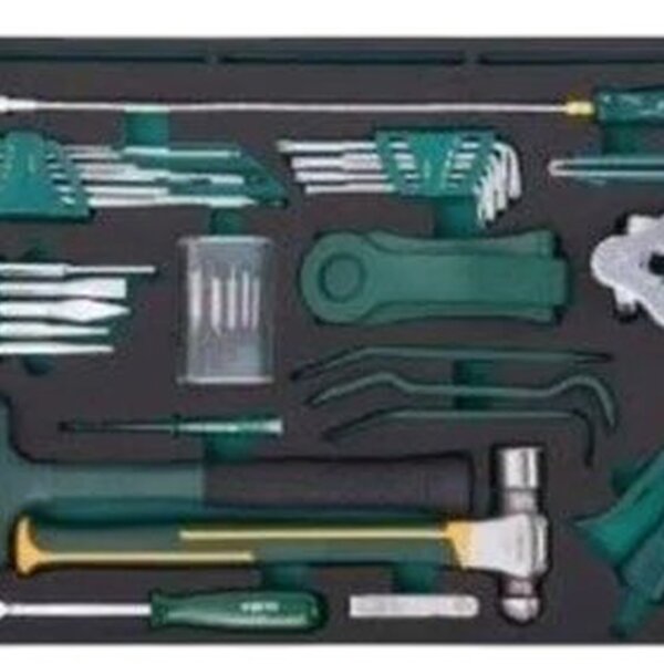 SATA SC09931 ตู้เครื่องมือช่าง 7 ลิ้นชัก + ชุดเครื่องมือ 368 ชิ้น (ตู้ ...