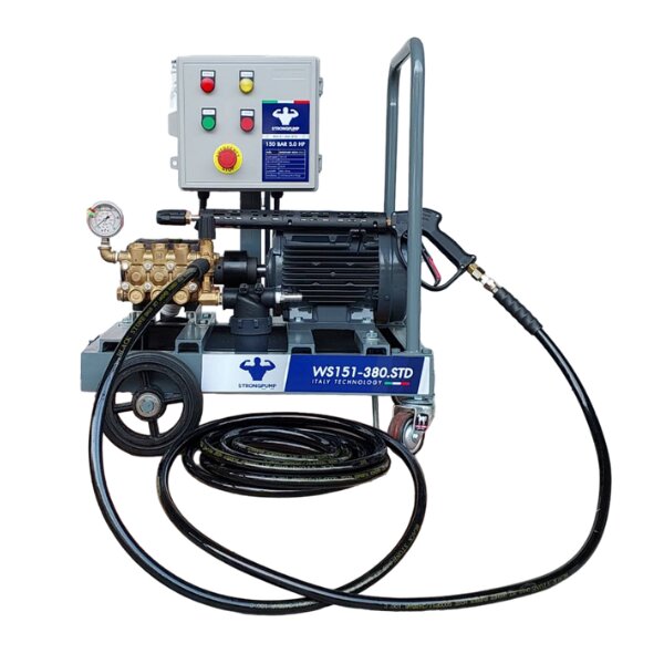 STRONGPUMP WS151-380.STD2 (Pressure by INTERPUMP) (02.67) เครื่องฉีดน้ำแรงดันสูง 150 บาร์ ...