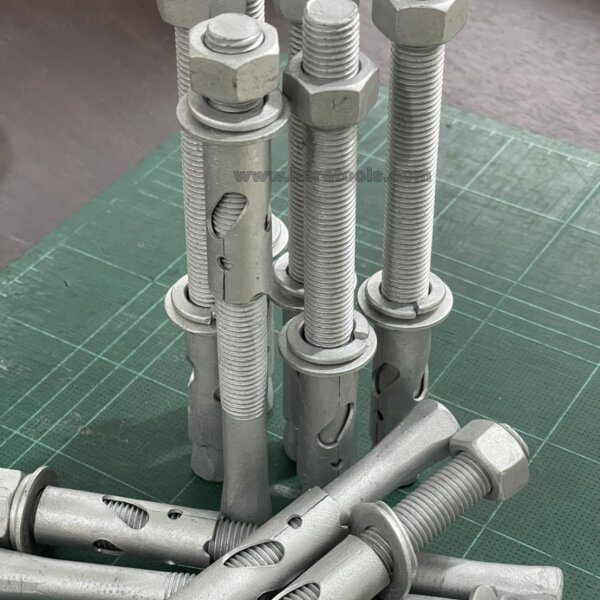 FASTENIC ST-58-200-HDG พุกเหล็ก ชุบ HDG (Hot-dip galvanizing) ขนาด 5/8 ...