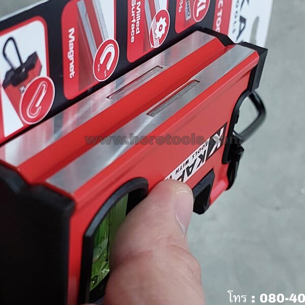 KAPRO 771 Twin 10cm ระดับน้ำ 4 นิ้ว (Pocket level) มีแม่เหล็ก ร่อง V ...