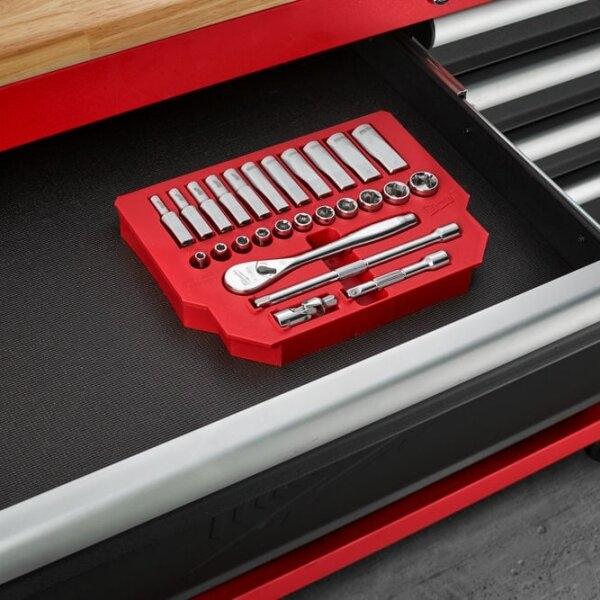 Milwaukee 4932464943 บล็อคชุด 1/4 นิ้ว 28 ตัว/ชุด (Metric) #006074502 ...