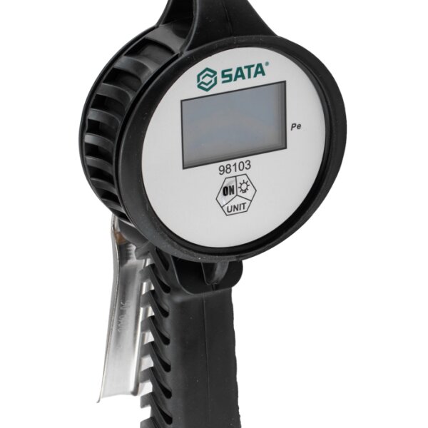 SATA SC98103 ปืนเติมลมยางดิจิตอล 0.5 - 12 บาร์ (รับประกัน 1 ปี) - HereTools