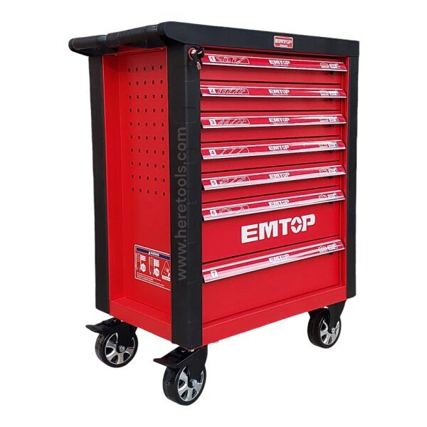 EMTOP EHTS03281 ตู้เครื่องมือช่าง 7 ชั้น พร้อมอุปกรณ์ 328 ชิ้น - HereTools