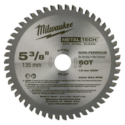 Milwaukee 48-40-4075 ใบเลื่อยตัดเหล็ก 5.3/8 นิ้ว 50 ฟัน - HereTools