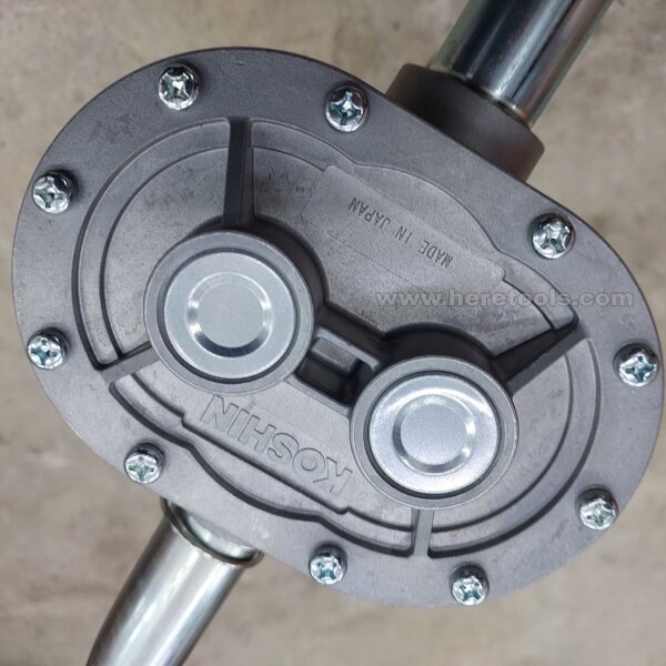 KOSHIN LP-32 ปั๊มสูบน้ำมันมือหมุน 32 มม. สำหรับถัง 200 ลิตร (100 L/min | รับประกันคุณภาพการผลิต ...