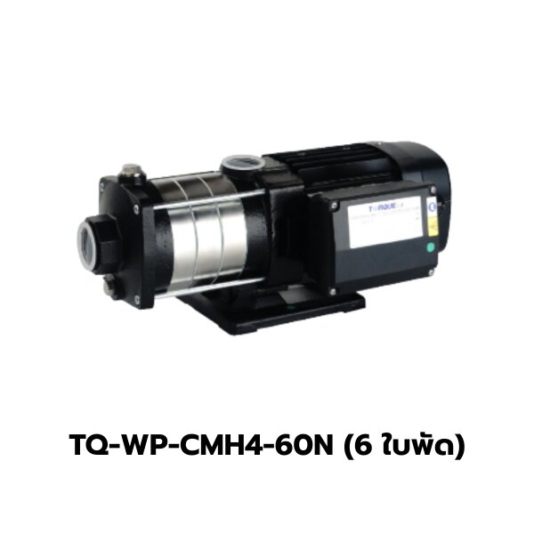 TORQUE TQ-WP-CMH4-60N ปั๊มน้ำ (Multi-stage pumps | 6 ใบพัด) 1-1/4 x 1.0 ...