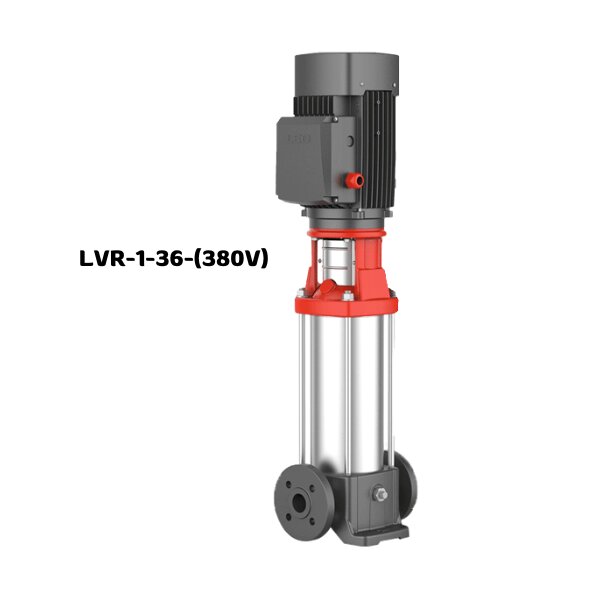 LEO LVS-1-33-(380V) ปั๊มน้ำสแตนเลสหลายใบพัดแนวตั้้ง (ฐานสแตนเลส SUS304) DN 32 x DN 32 , 2.2 Kw ...