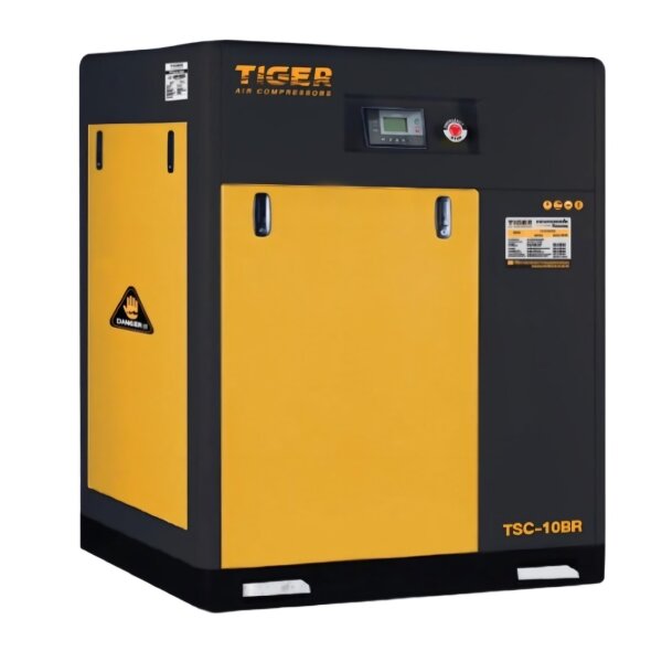 TIGER TSC-10BR ปั๊มลมสกรู (BELT DRIVE) 10 HP. 380V. SD (แรงดันลม 8 Bar ...