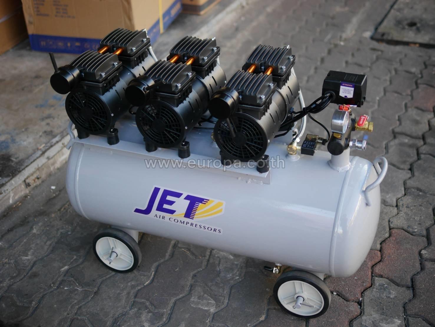 JET JOS-370 ปั๊มลมเสียงเงียบ 1650W. 70 ลิตร (ผลิตลม 315 ลิตร/นาที ...