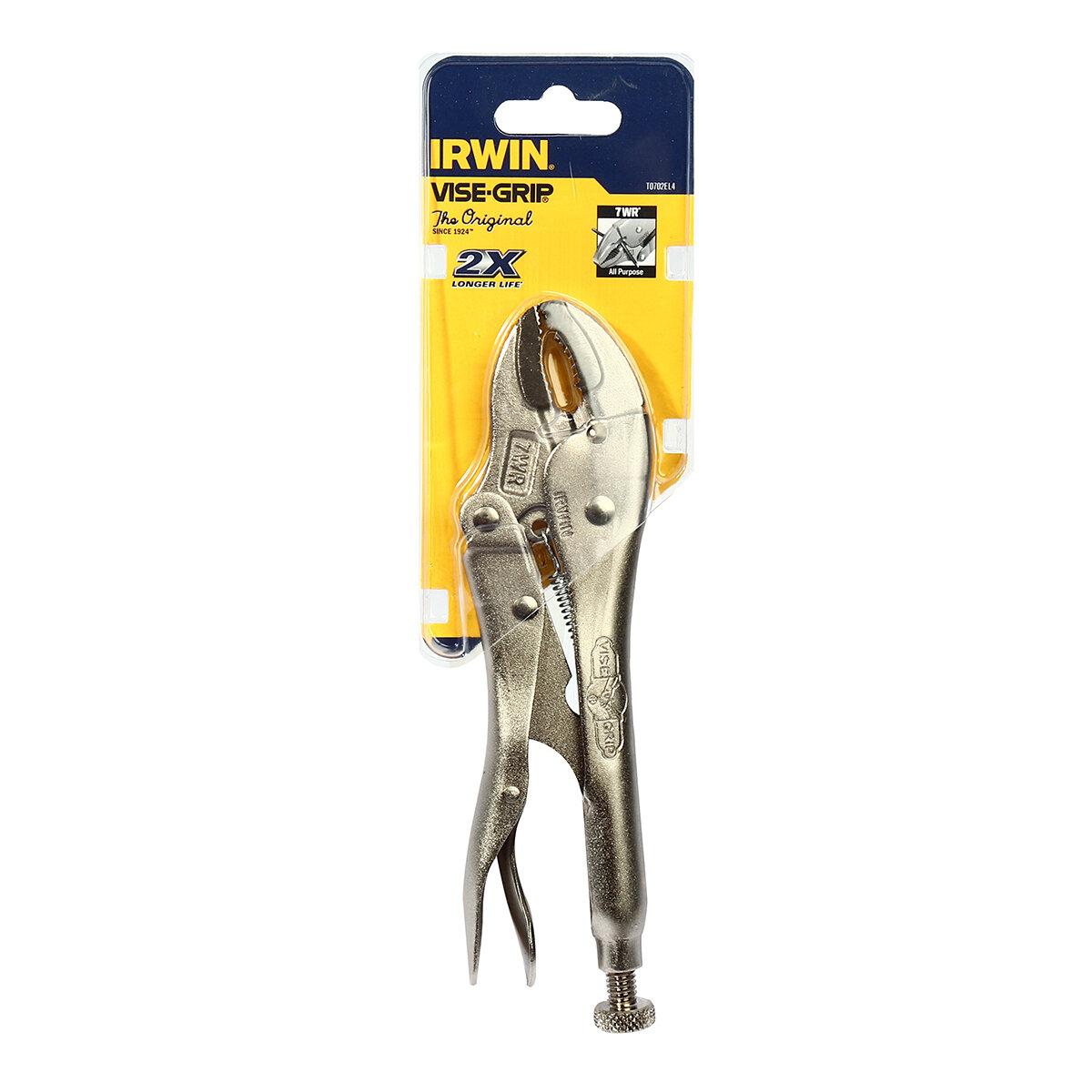 IRWIN VISE GRIP 7WR คีมล็อคปากโค้ง 7 นิ้ว - HereTools