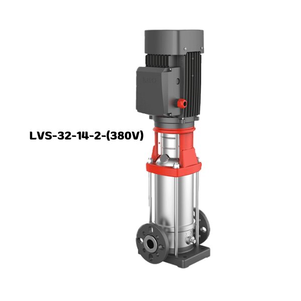 LEO LVS-32-14-2-(380V) ปั๊มน้ำสแตนเลสหลายใบพัดแนวตั้้ง (ฐานสแตนเลส SUS304) DN 65 x DN 65 , 30.0 ...