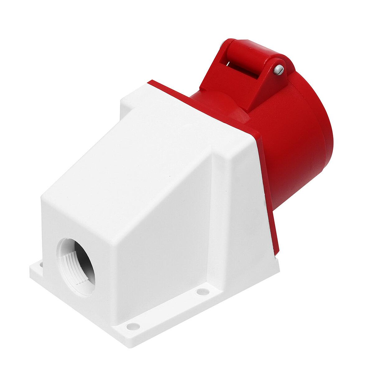 M322-5050 marathon เต้ารับปลั๊กพาวเวอร์ (ตัวเมีย - ติดผนัง) 380V. 16 A ...