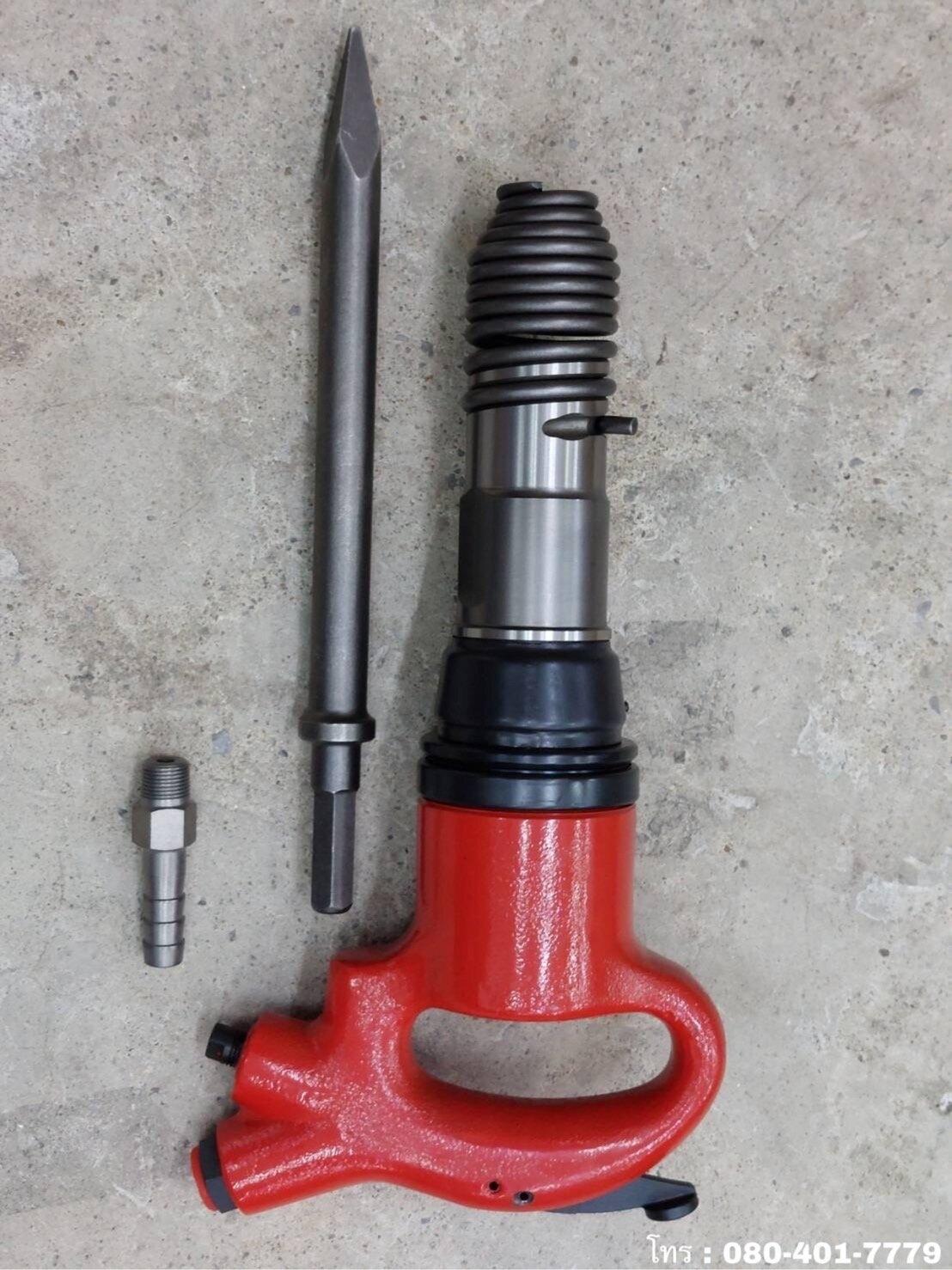 TOKU AA-3B (AA-3B-HEX ) (แกนดอก 6 เหลี่ยม) เครื่องสกัดลม + ดอกสกัดปลายแหลม 12 นิ้ว made in Japan ...