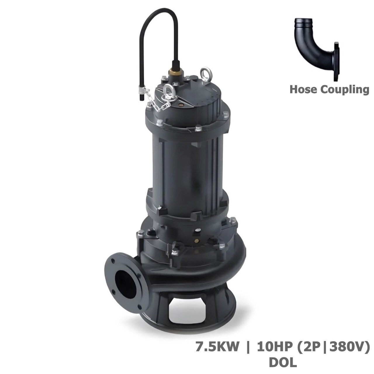 LEO PUMP 150WQ100-10-7.5-(2P)-DOL ปั๊มจุ่มบ่อบำบัดน้ำเสีย 6 นิ้ว 10 ...