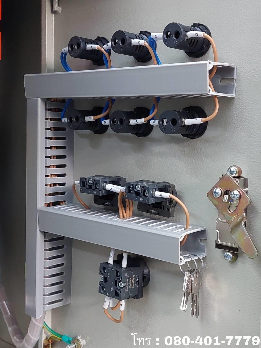 LEO CON-7.5HP-380-DOL ตู้คอนโทรลปั๊ม 7.5 Kw. (D.O.L.) Float Switch 1 ...