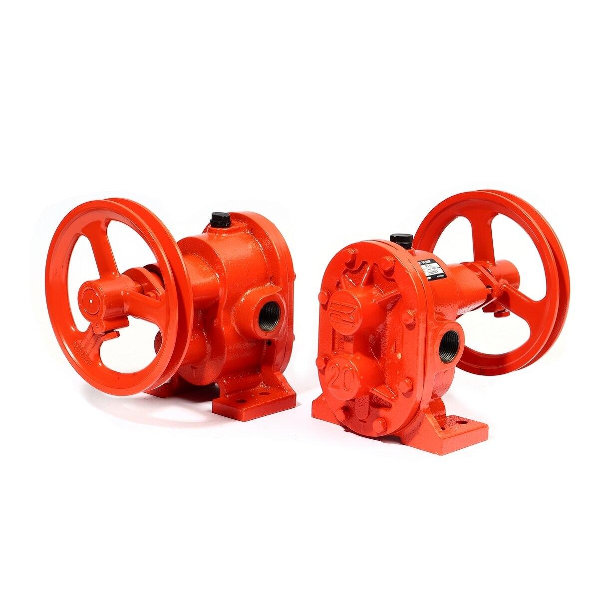 KOSHIN GC-20 ปั๊มสูบน้ำมัน เฟืองเหล็ก ท่อ 3/4 นิ้ว แรงอัด 1 - 3 kg/cm3 (รับประกัน 1 ปี) - HereTools