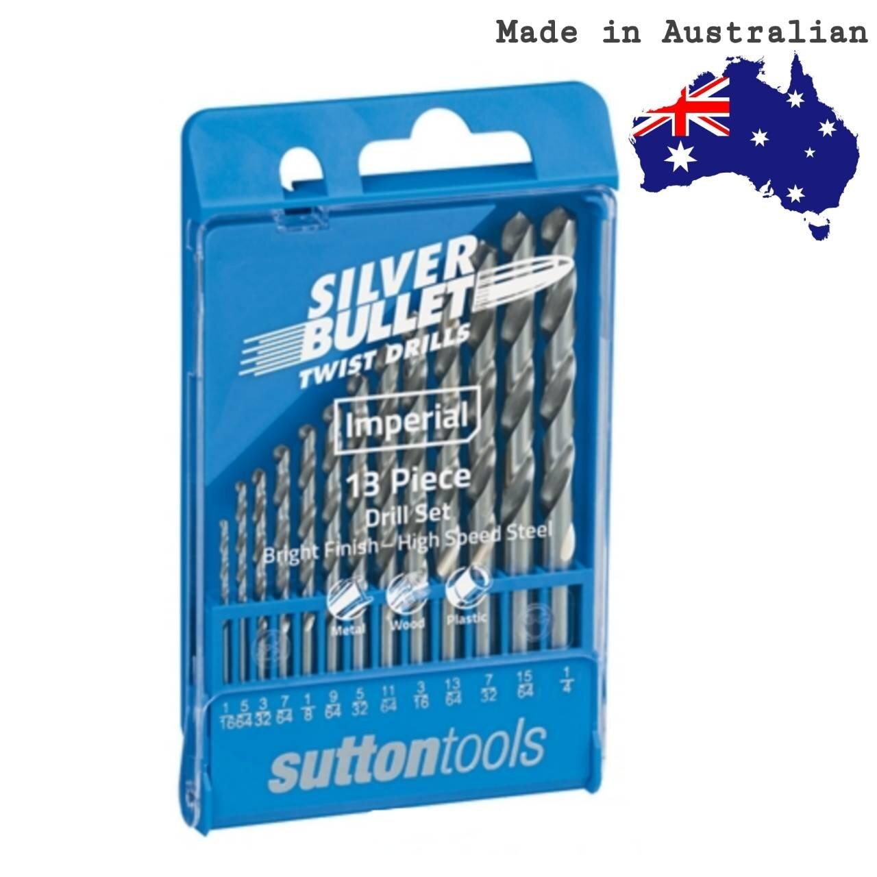 D101 S1 : SILVER BULLET ดอกสว่านเจาะเหล็ก sutton เบอร์ 1/16 - 1/4 (13 ...