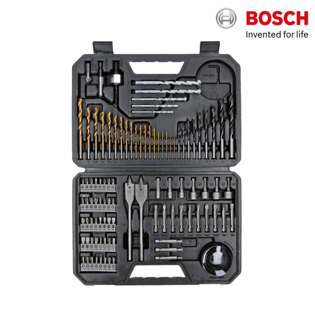 BOSCH 2608594070 ชุดดอกสว่าน และดอกไขควง X-Line 103 ชิ้น TITANIUM Set ...