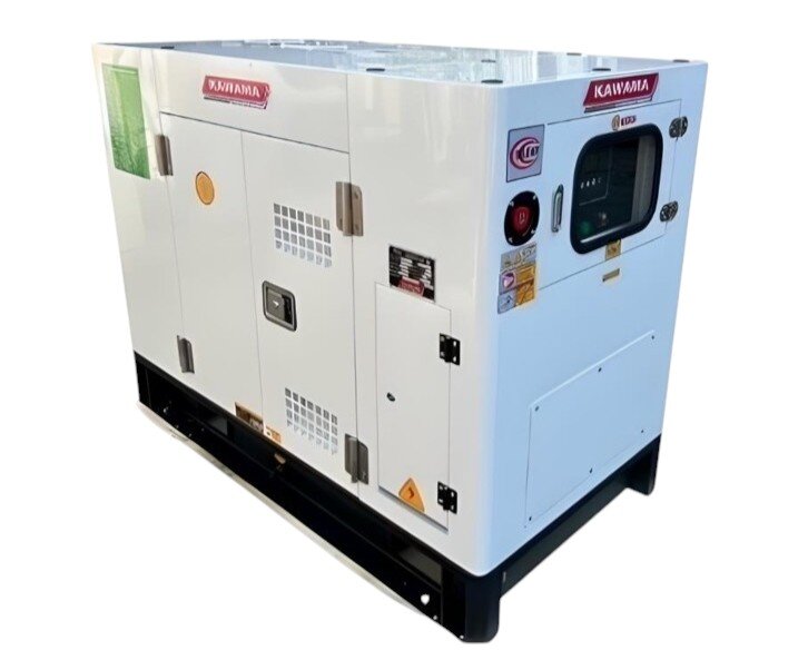 KAWAMA KWM-27500-SILENT เครื่องปั่นไฟดีเซล (เสียงเงียบ + Build in ATS BOX) 22.0 kW. 380V. (กุญแจ ...