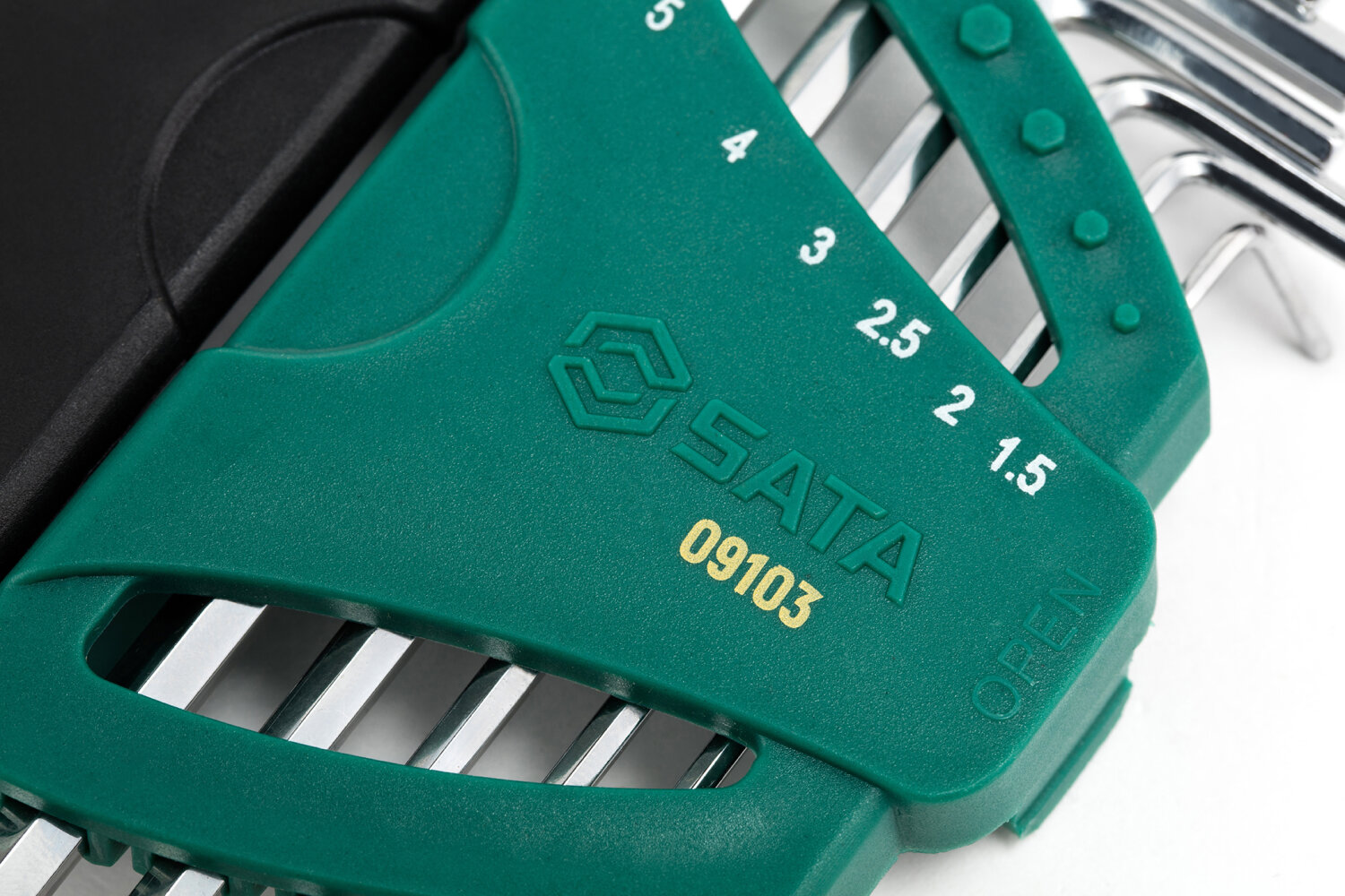 SATA 09103 ประแจหกเหลี่ยม ประแจแอล 9 ตัว/ชุด (เบอร์ 1.5, 2.0, 2.5, 3.0 ...