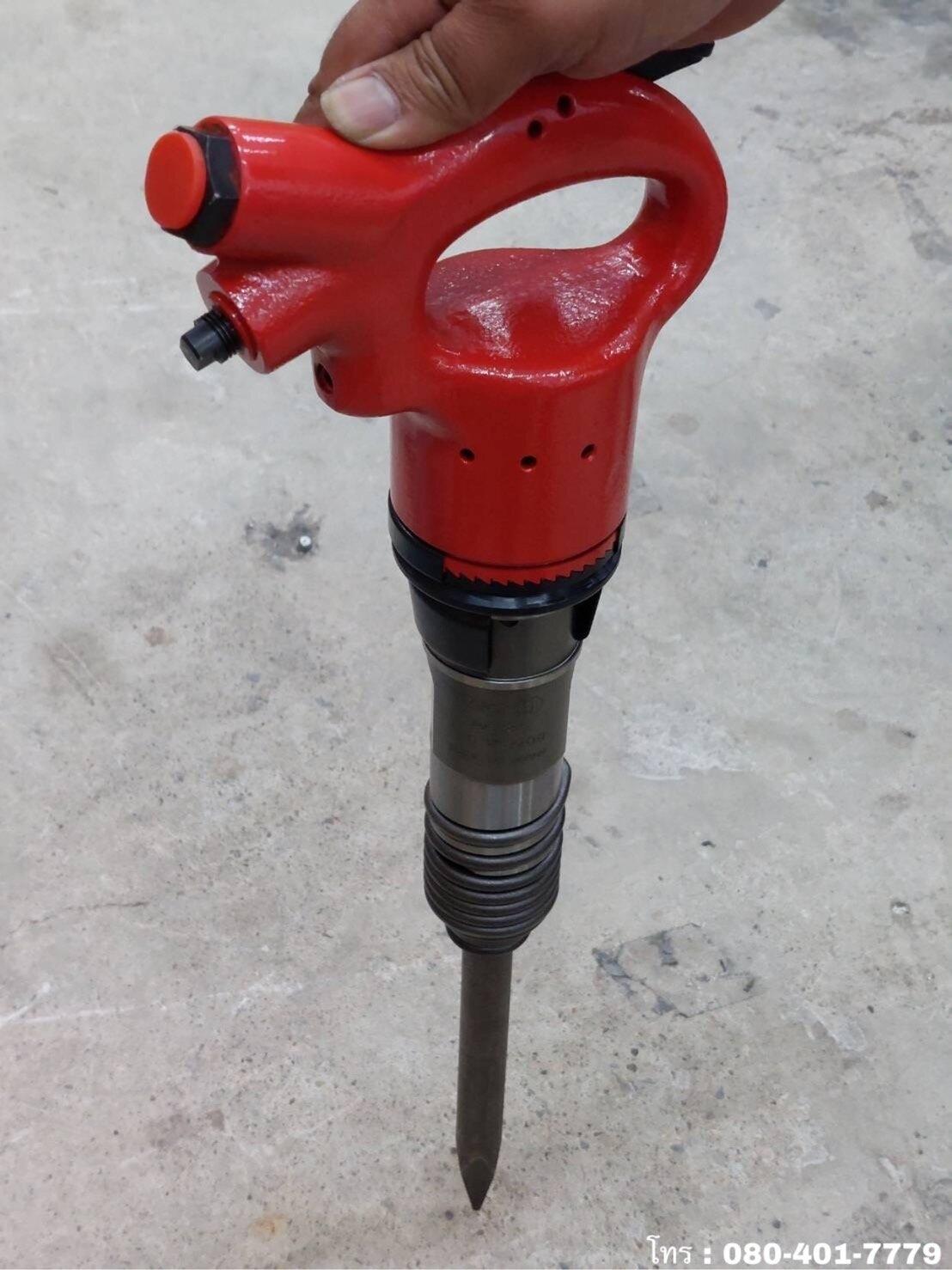 TOKU AA-3B (AA-3B-HEX ) (แกนดอก 6 เหลี่ยม) เครื่องสกัดลม + ดอกสกัดปลายแหลม 12 นิ้ว made in Japan ...