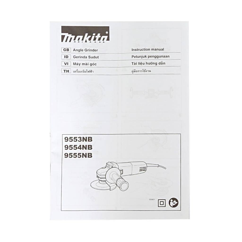 Makita 9553NB เครื่องเจียรไฟฟ้า 4 นิ้ว (710 วัตต์ | สวิทซ์ข้าง| รับ ...