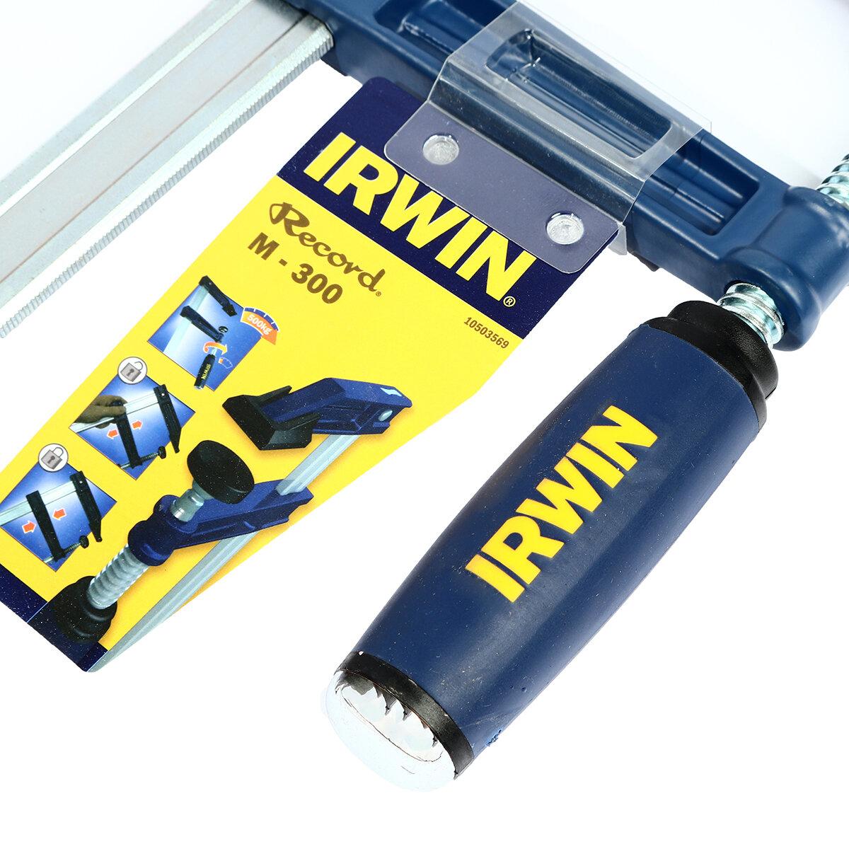 IRWIN M300 ปากกาตัวเอฟ (F-Clamp) ขนาด 12 นิ้ว (คอลึก 120 มม.) #I081 ...