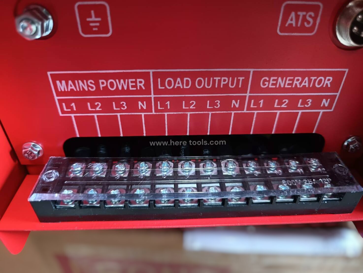 I-POWER ATS-D-5-18KW กล่อง ATS BOX 2 กระแส (สำหรับ 5.0 kw - 18.0 kW ...