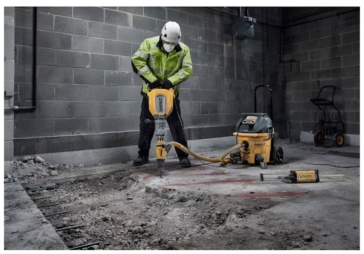 DEWALT D25911K เครื่องสกัดคอนกรีต (SDS-Max) BRUSHLESS 1,700W. 220V. (1 ...