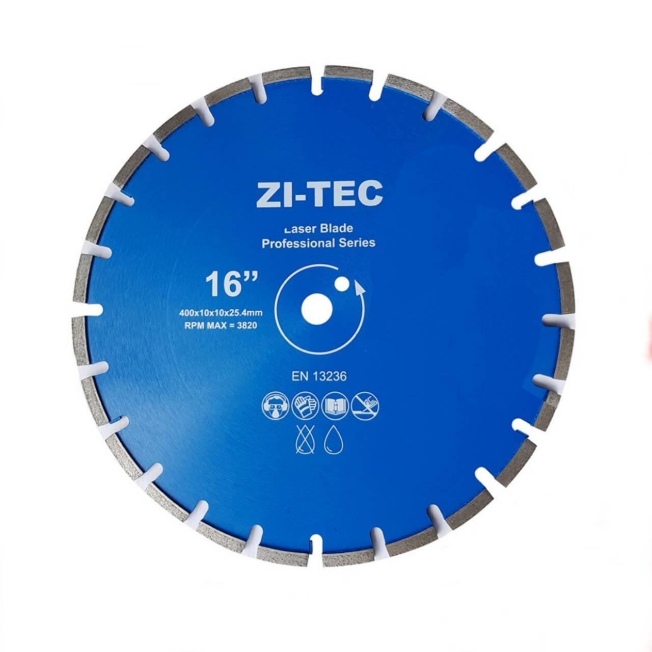 ZI-TEC DIAMOND-BLADE-16/10 ใบตัดจ้อยถนน 16 นิ้ว (เพชรหนา 10 มม.) - HereTools