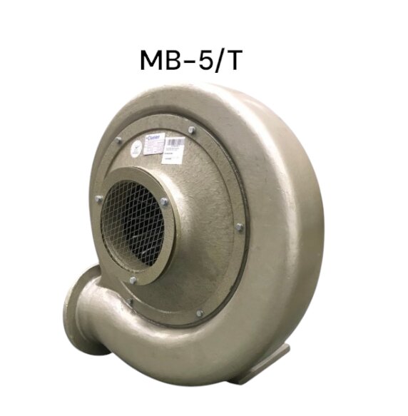 EUROVENT MB-5/T พัดลมโบลเวอร์ แรงดันสูง 1/2 HP (0.37 kW. 2 POLE 380V ...