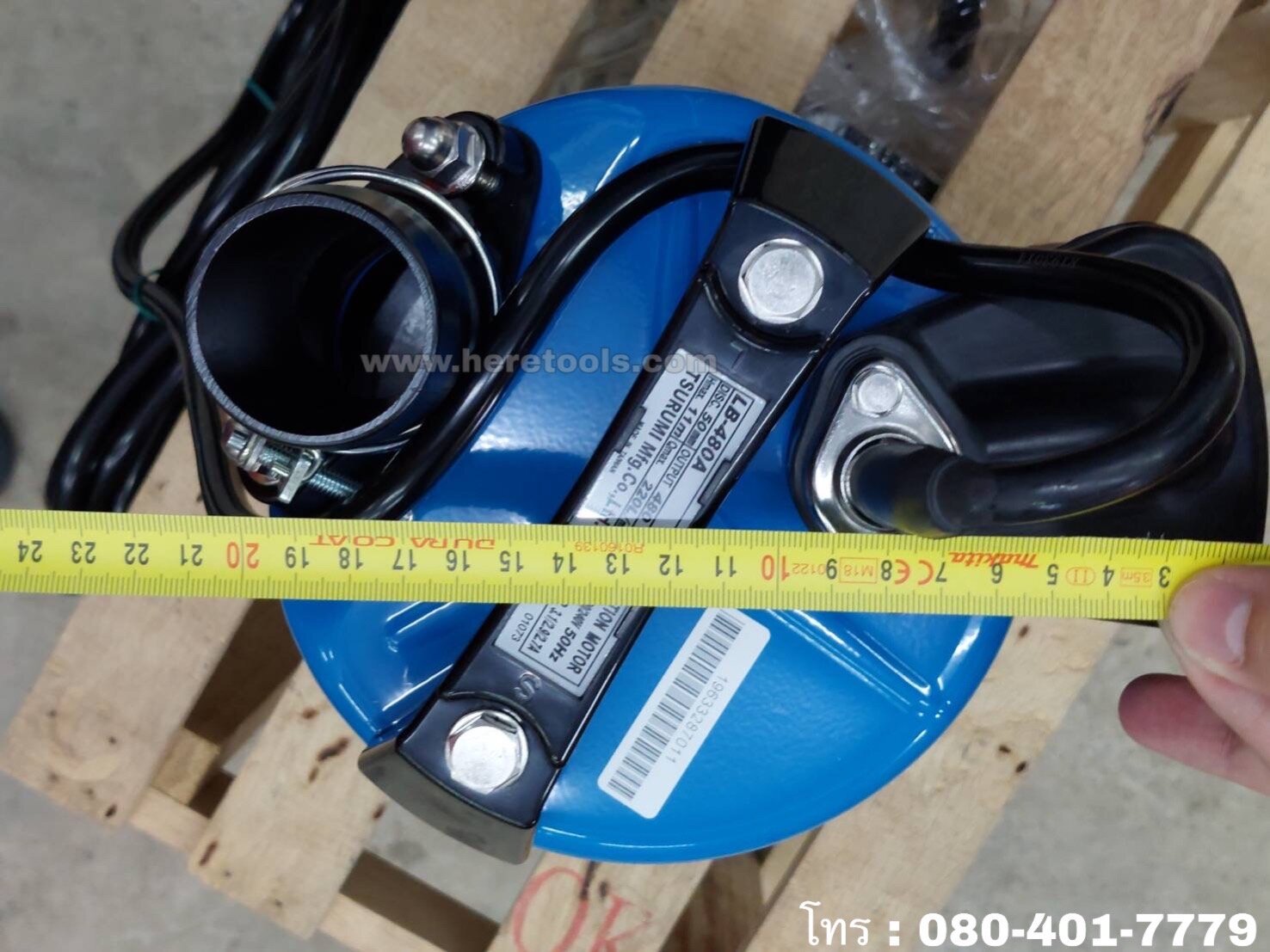 TSURUMI LB-480A ปั๊มจุ่ม ปั๊มแช่ 2 นิ้ว (ลูกลอยดิ่ง electrode probe) 480 วัตต์ (220 โวลต์ ...